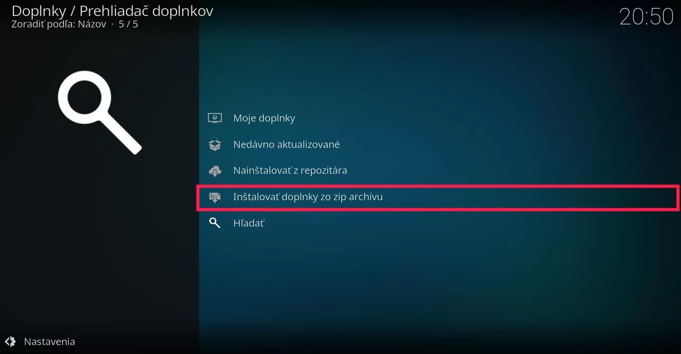 Ako prehrávať FASTSHARE súbory v aplikácií KODI. - KODI ℹ️ⓝⓕⓞ